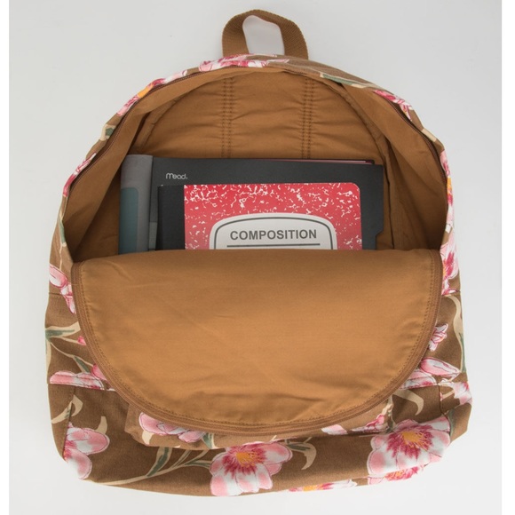 Roxy | Bags | Nwt Roxy Tan Floral Sugar Baby Backpack | Poshmark
